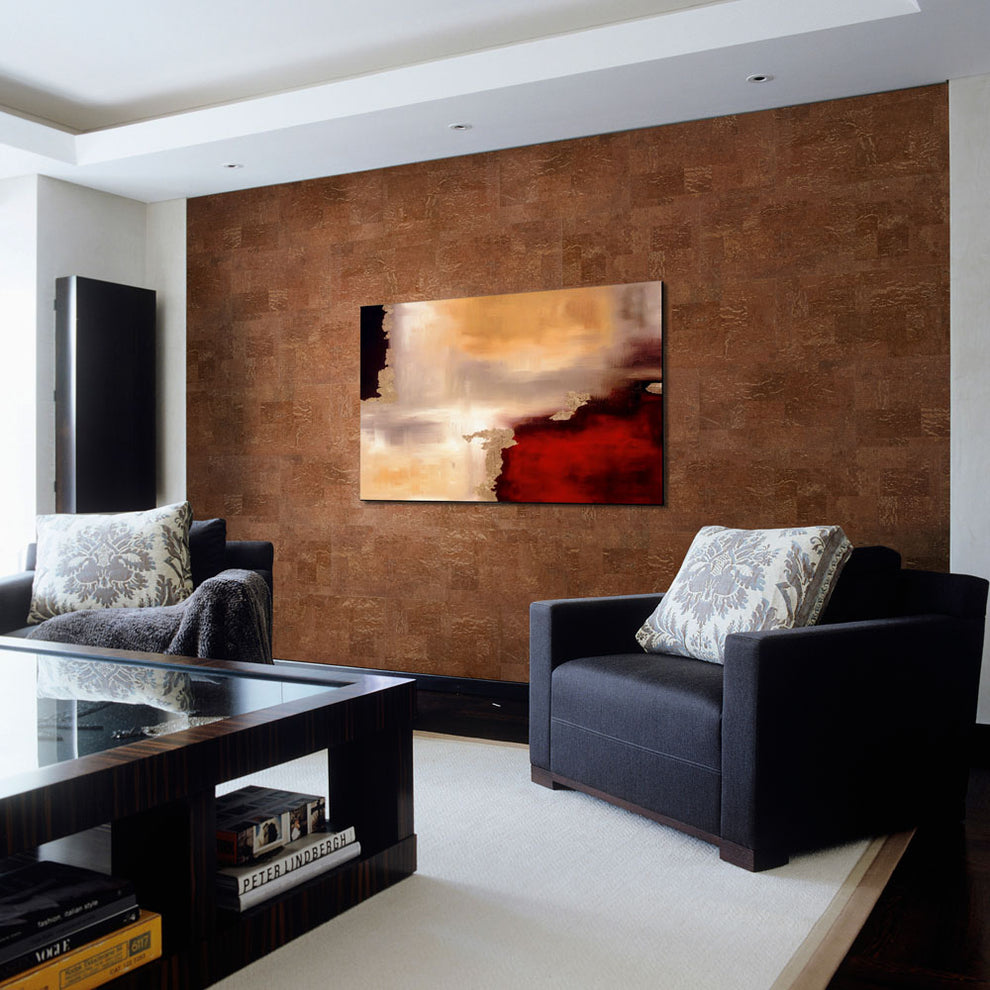 Waxed Fiord Natural - Cork Wall Tile – Green Building Supply