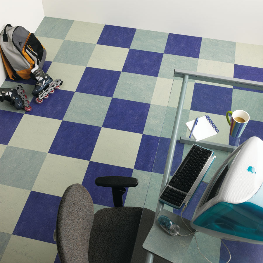 Forbo Marmoleum Composition Tile, Barley - MCT-707, 2.00mm tile - Green ...