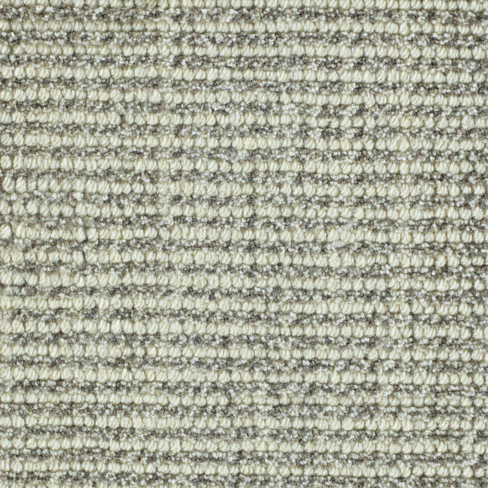 SAMPLE - Wool Carpet by J Mish, Denver, Light Grey/Medium Grey - Green Building Supply