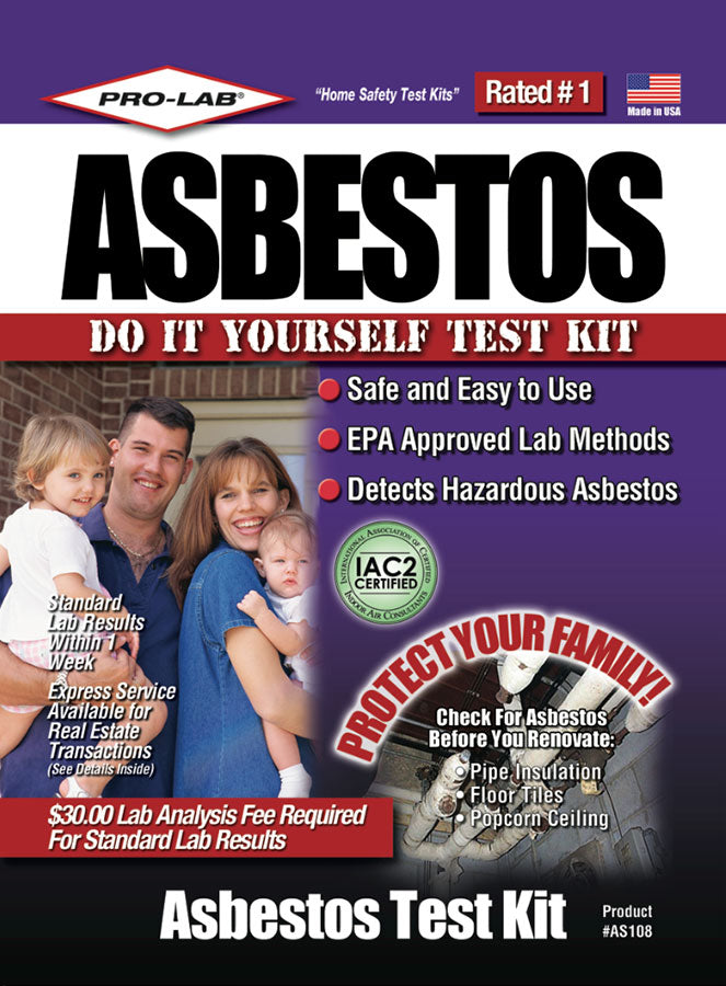 Pro-Lab, Professional Asbestos Test Kit - Quick test for asbestos ...
