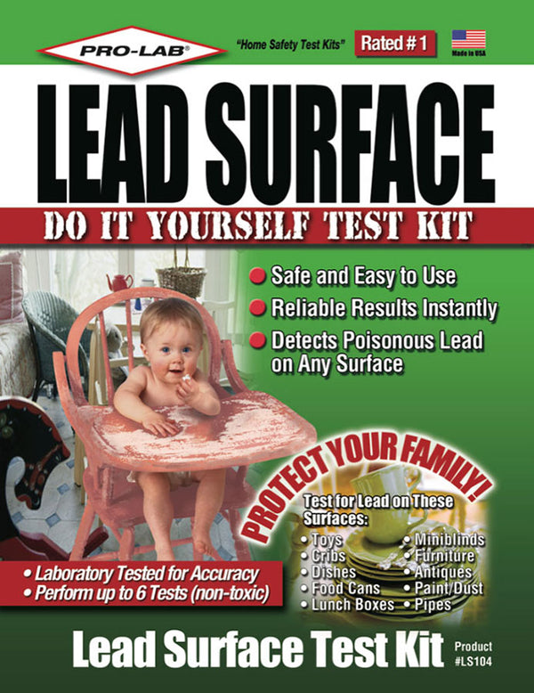 Pro-Lab, Lead Surface Test Kit - Instant lead-detection on any surface ...
