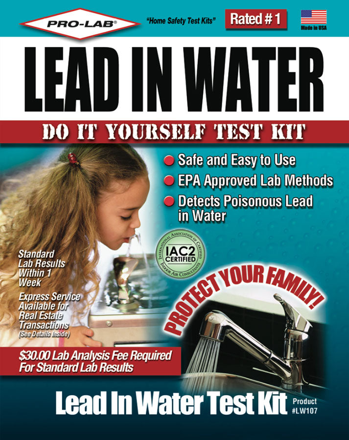 Pro-Lab, Lead in Water Test Kit - EPA-approved test for lead – Green ...