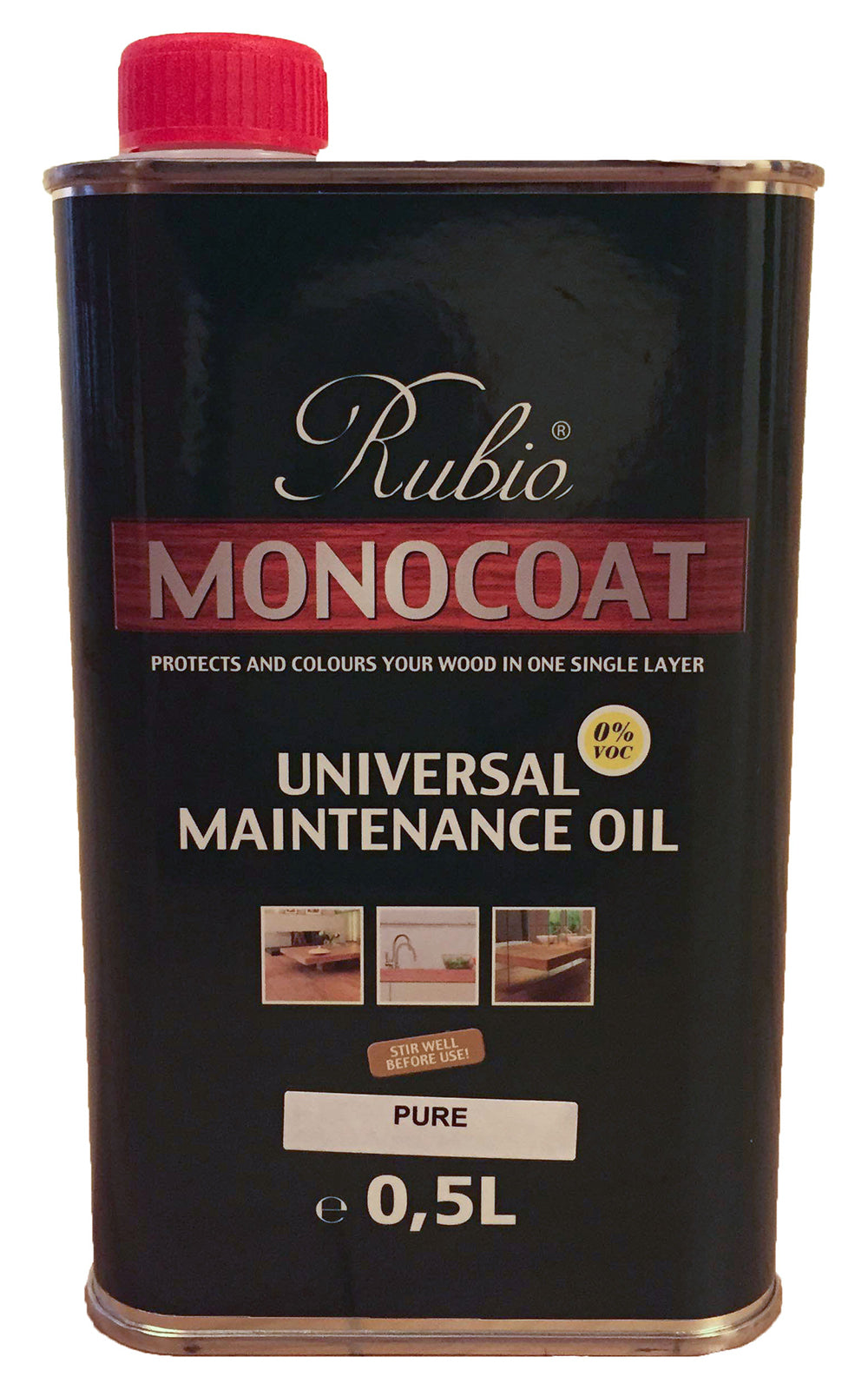 Rubio Universal Maintenance Oil, Pure (Clear), 0.5 Liter - Green ...